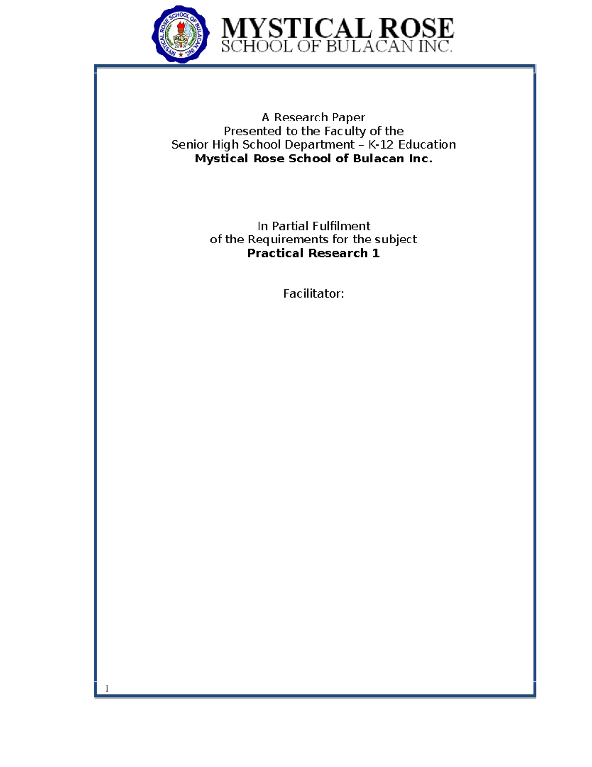 Practical Research 1 copy - Homeroom for Classroom Adviser - A Research ...