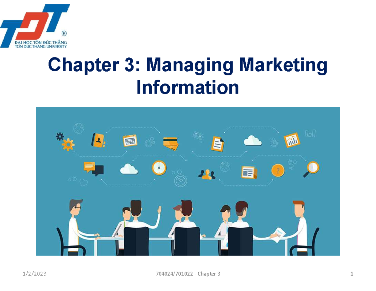 MAR Chapter 3 Managing Marketing - Chapter 3: Managing Marketing ...