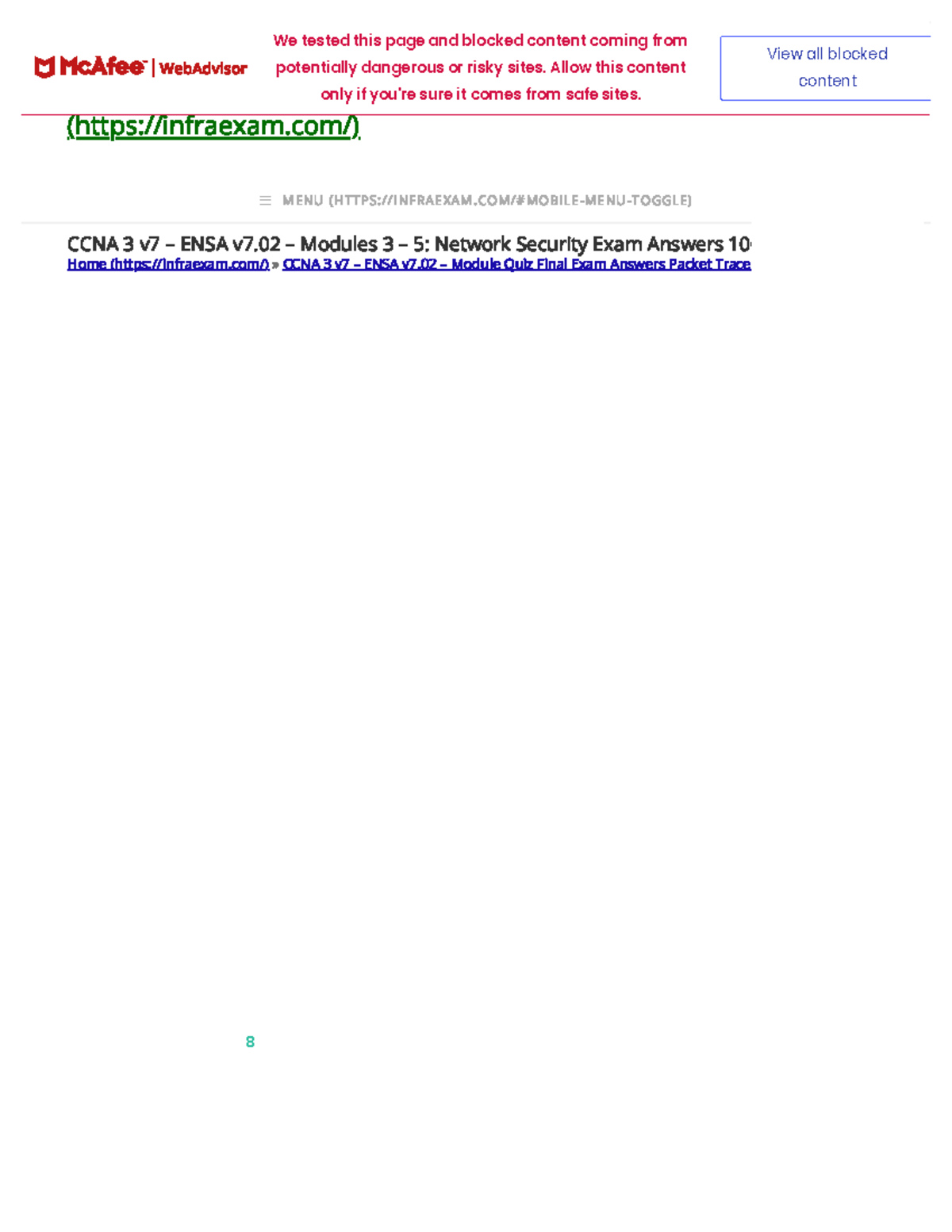 CCNA 3 v7 ENSA v7.02 Modules 3 – 5 Exam Answers - CCNA 3 v7 – ENSA v7 – Modules 3 – 5: Network ...