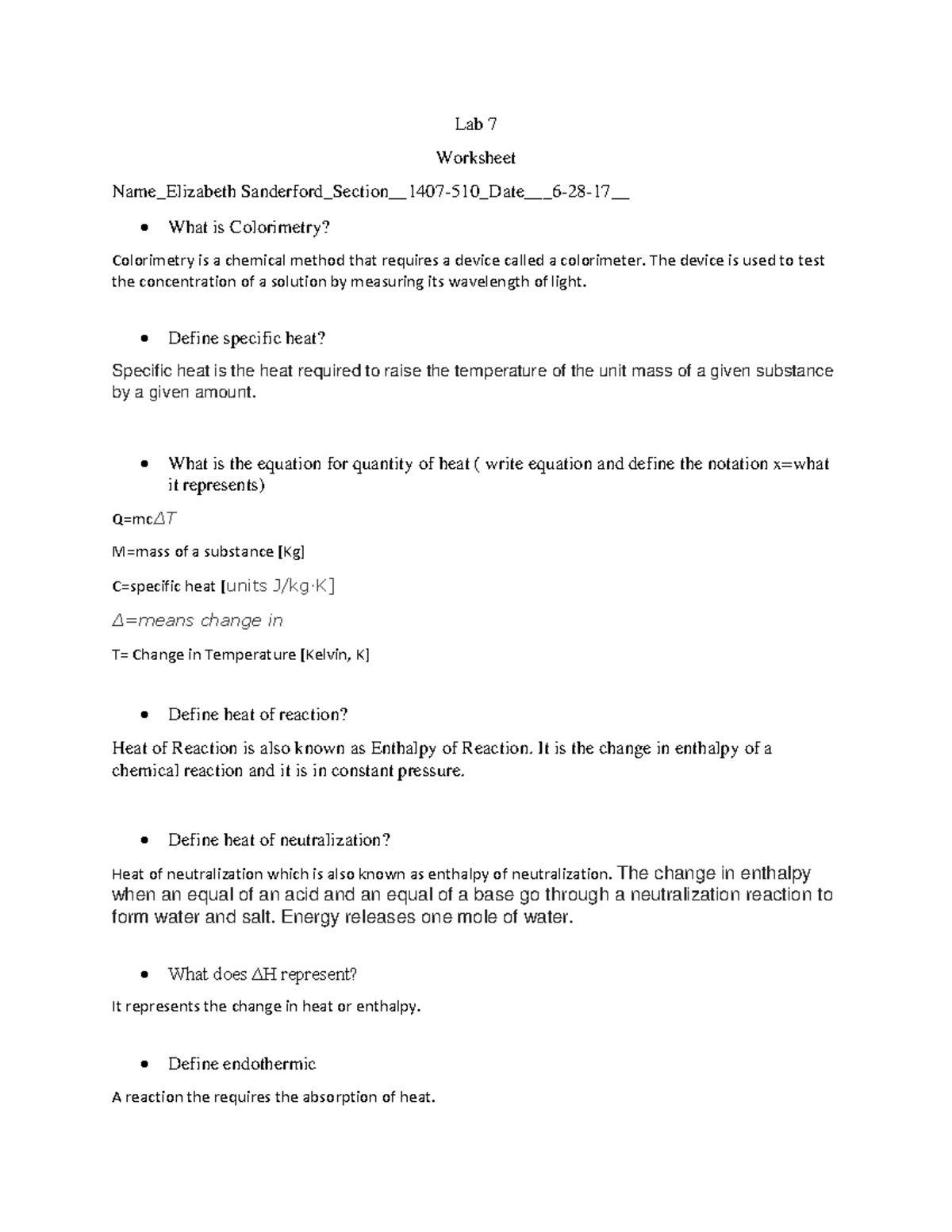 Worksheet 7 - n/a - Lab 7 Worksheet Name_Elizabeth Sanderford_Section ...