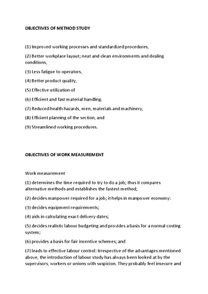 WORK Study - WORK-STUDY DEFINITION AND CONCEPT Work study, as defined ...