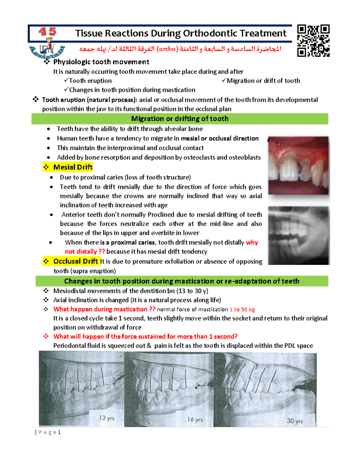 06 07 08- Tissue-Reactions-During-Orthodontic-Treatment - Tissue ...