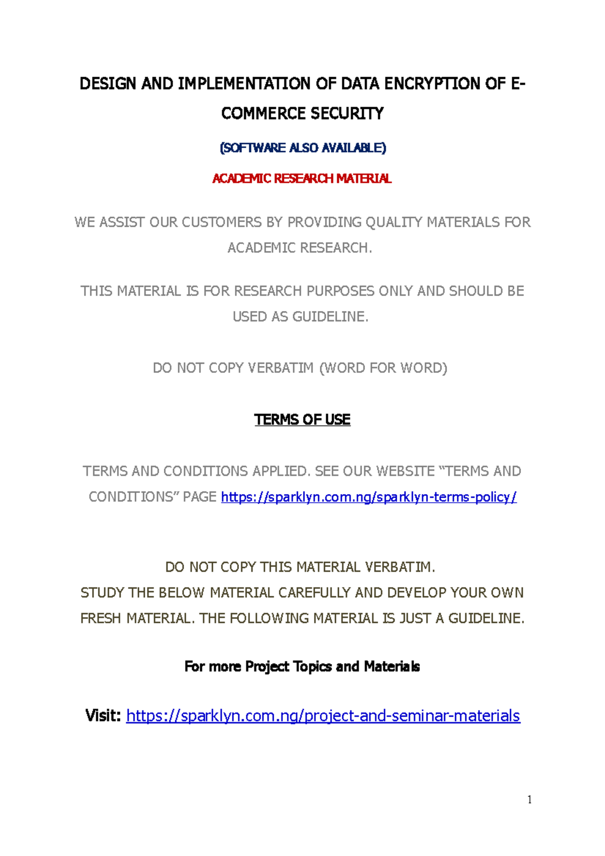 Data Encryption Of E Commerce Security Design And Implementation Of Data Encryption Of E