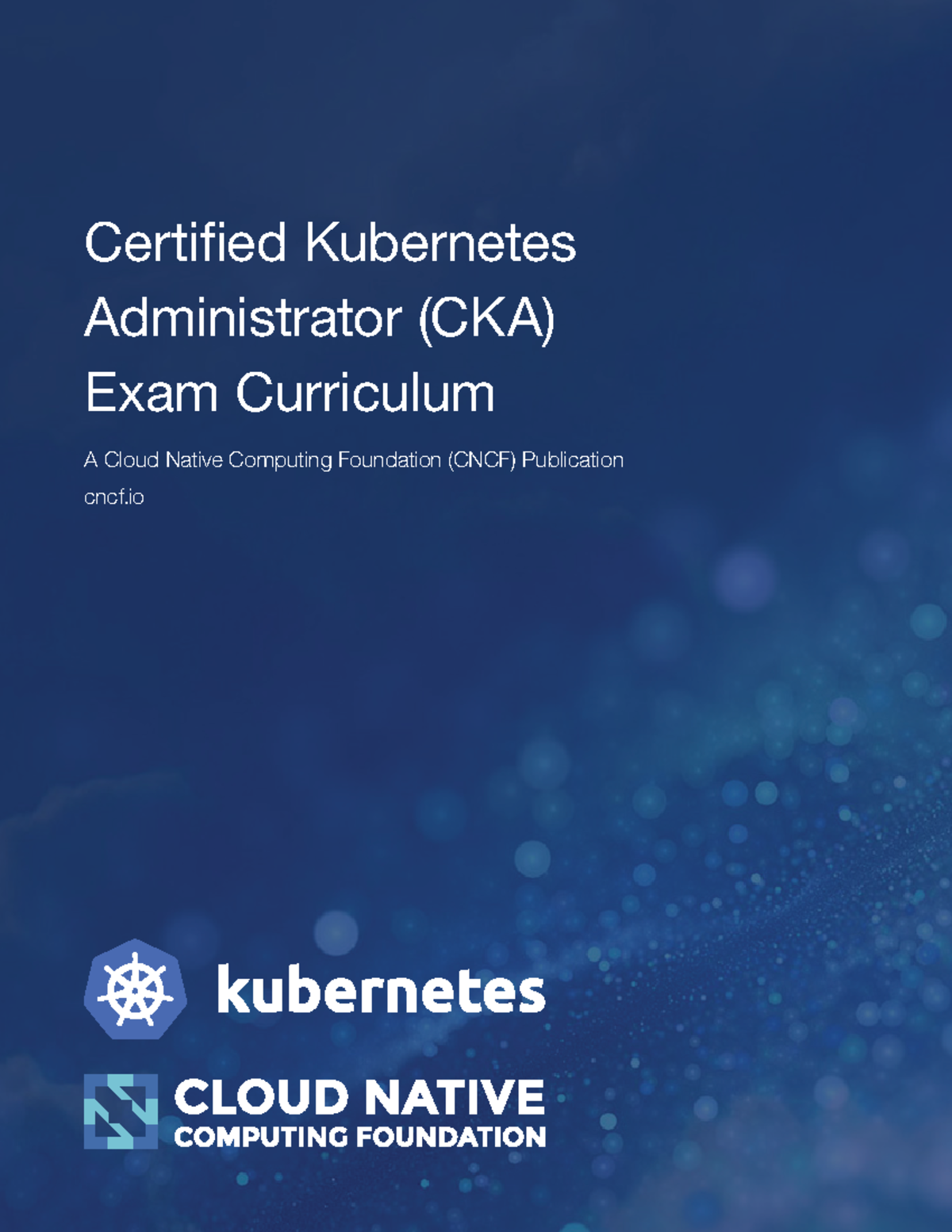 CKA Curriculum v1 - test - Certified Kubernetes Administrator (CKA ...
