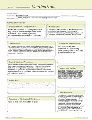 Amlodipine - drug card - ACTIVE LEARNING TEMPLATES TherapeuTic ...