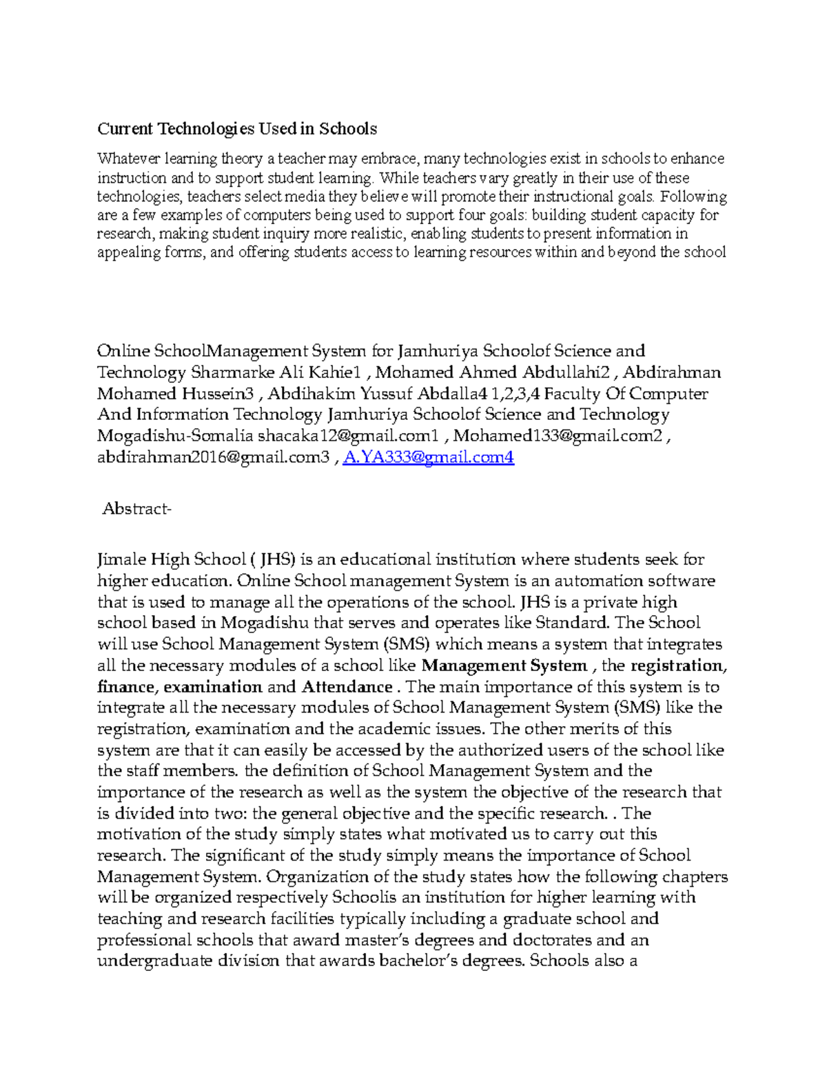 High School - Current Technologies Used in Schools Whatever learning ...