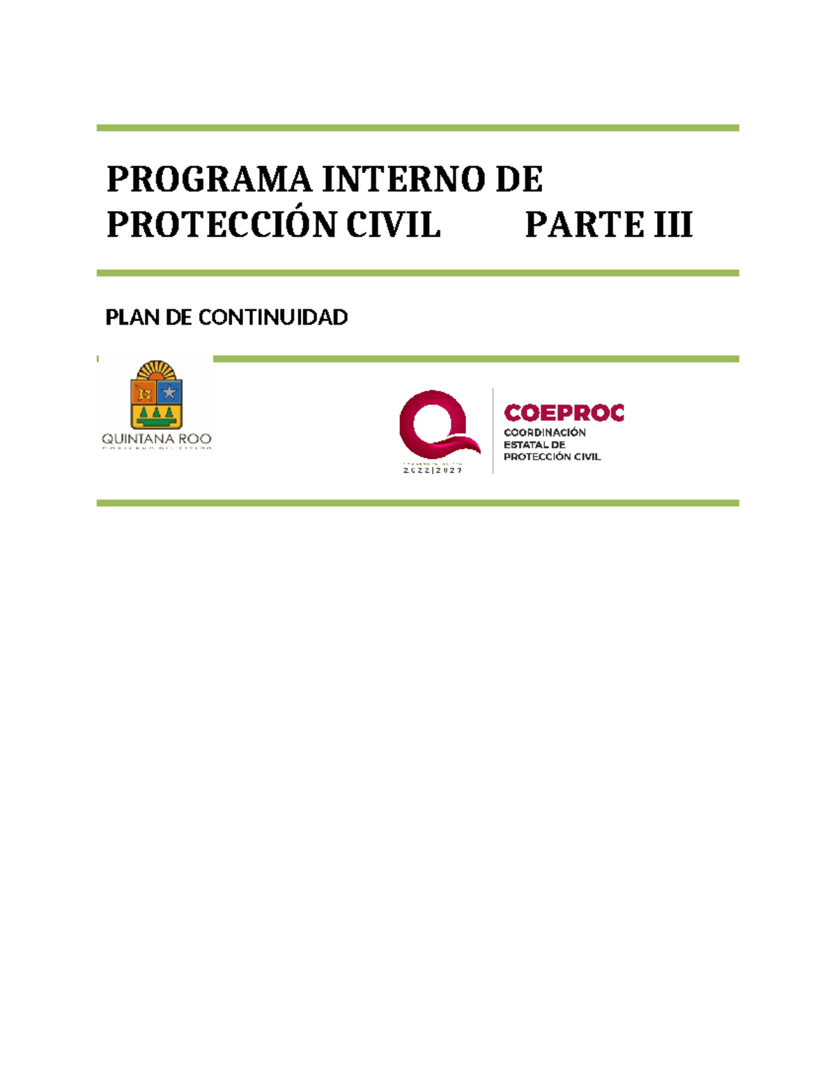 10 PIPC parte 3 - PIPC es para desarrollar plan interno civil ...