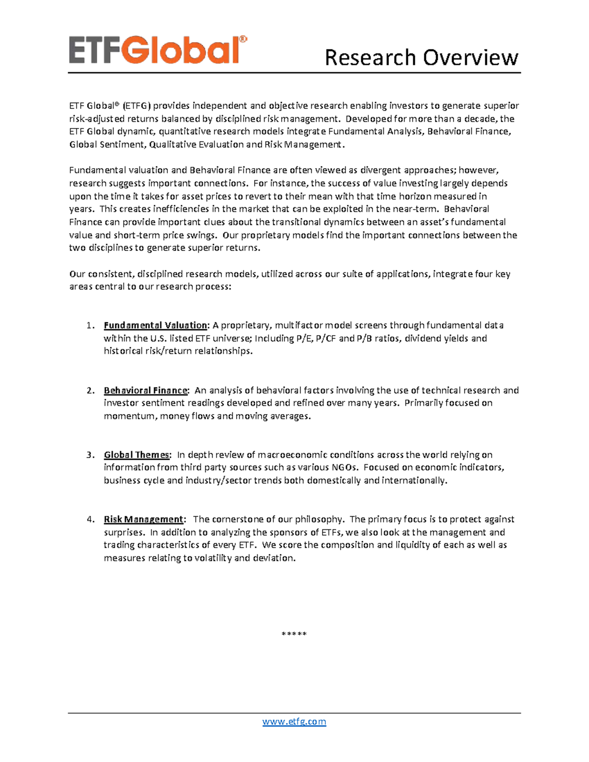 ETFG Research Overview - Research Overview etfg ETF Global® (ETFG ...