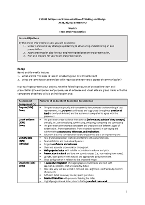 Assignment 2 Critique of Engineering Design - You were expected to apply the Engineering ...