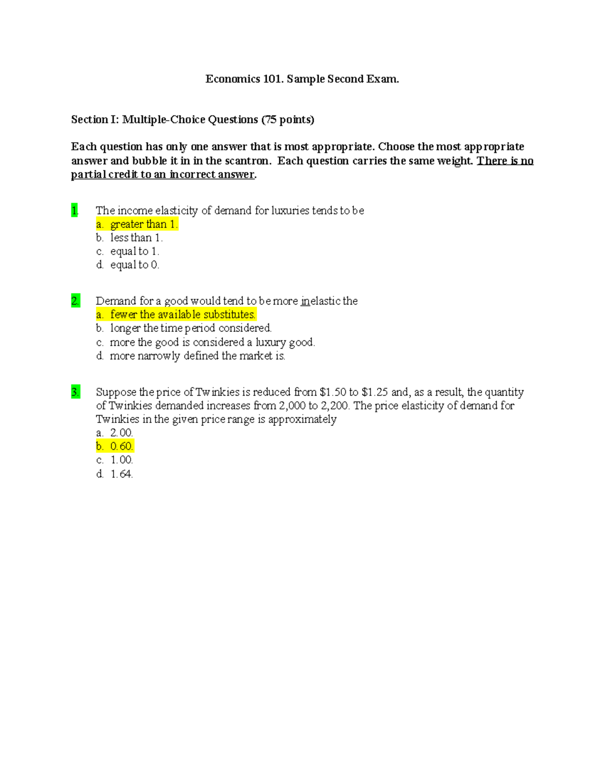 Exam-2-Sample-Test - Econ Midterm #2 Sample Question Chapters 5-11 ...