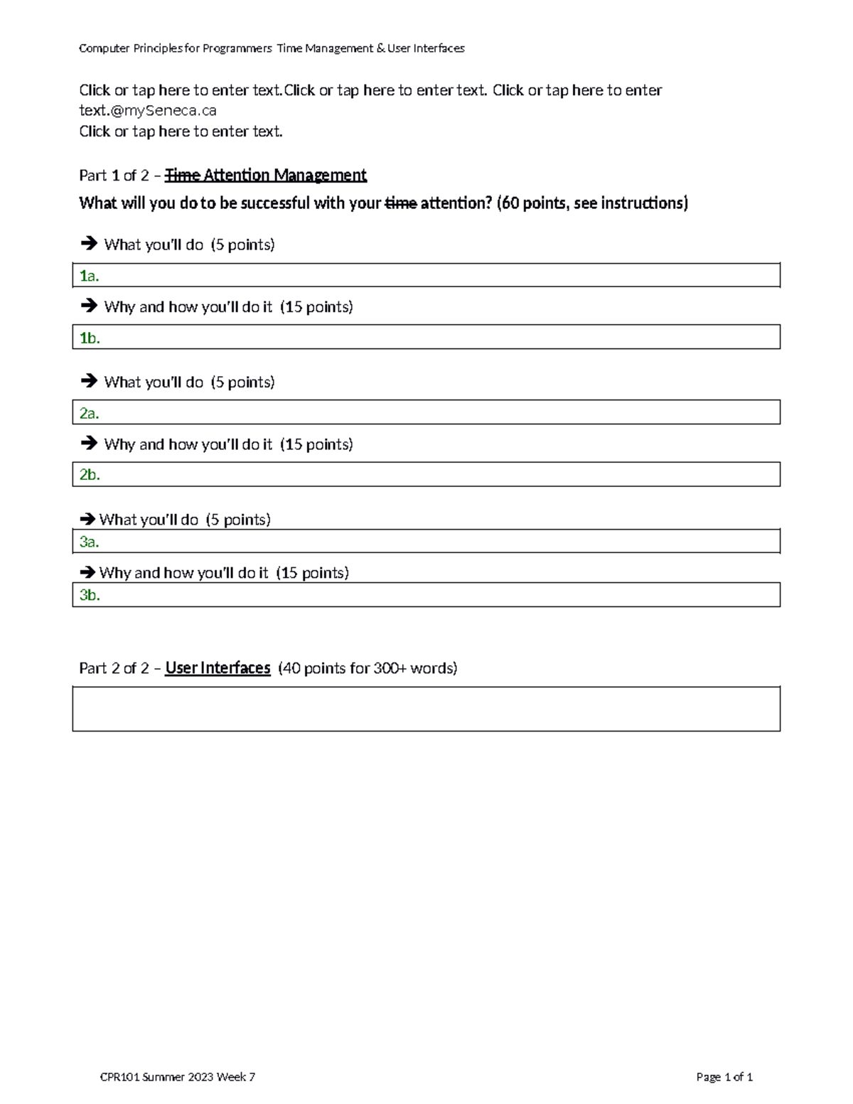 CP4P UI-Time Mgmt Activity Answers - Computer Principles for ...