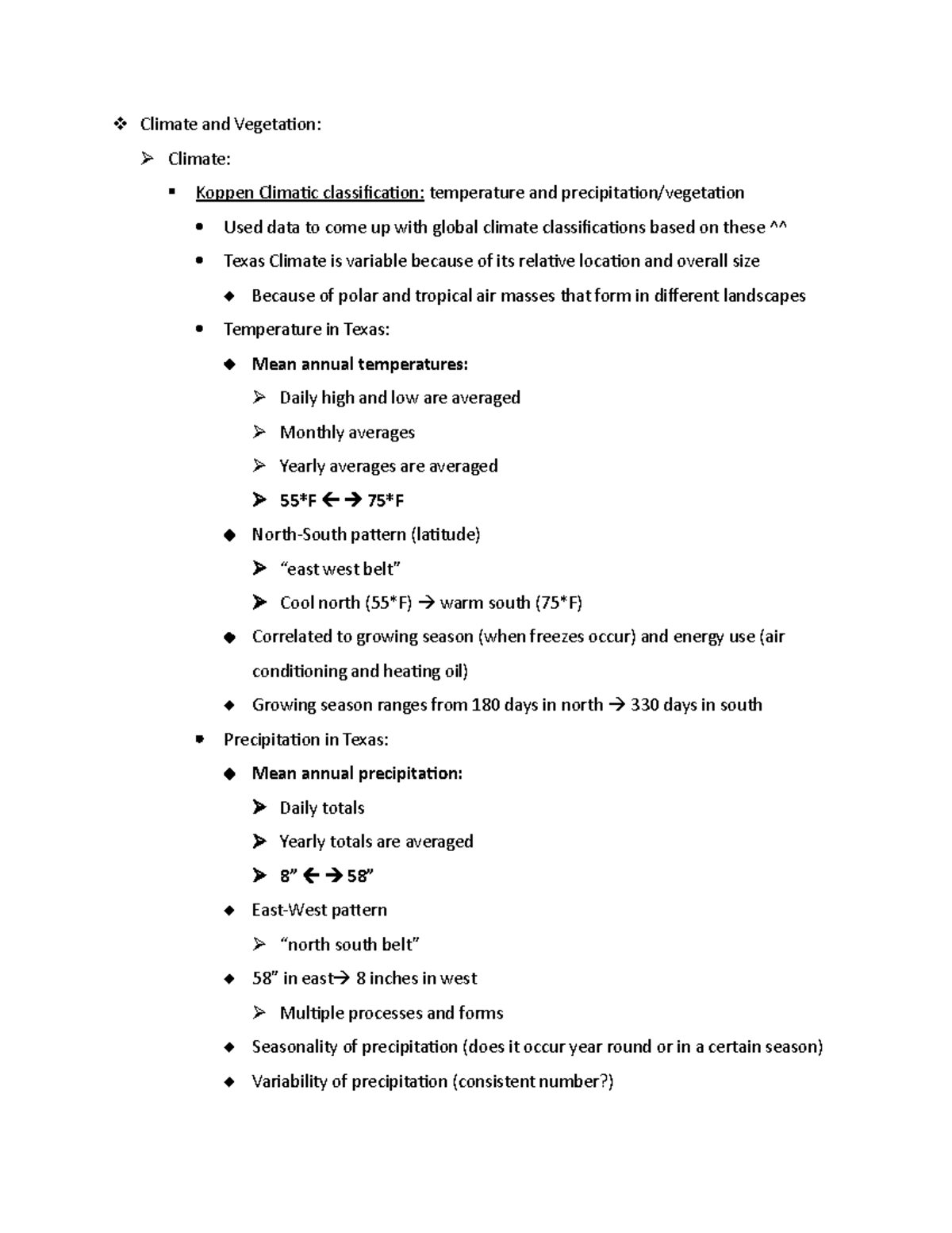 lecture notes climate change vegetation - Climate and Vegetation ...