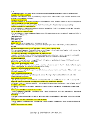 Exam 6 ch 41 + 42 - exam6 measure - CH 41 - 7 QUESTIONS in total ...