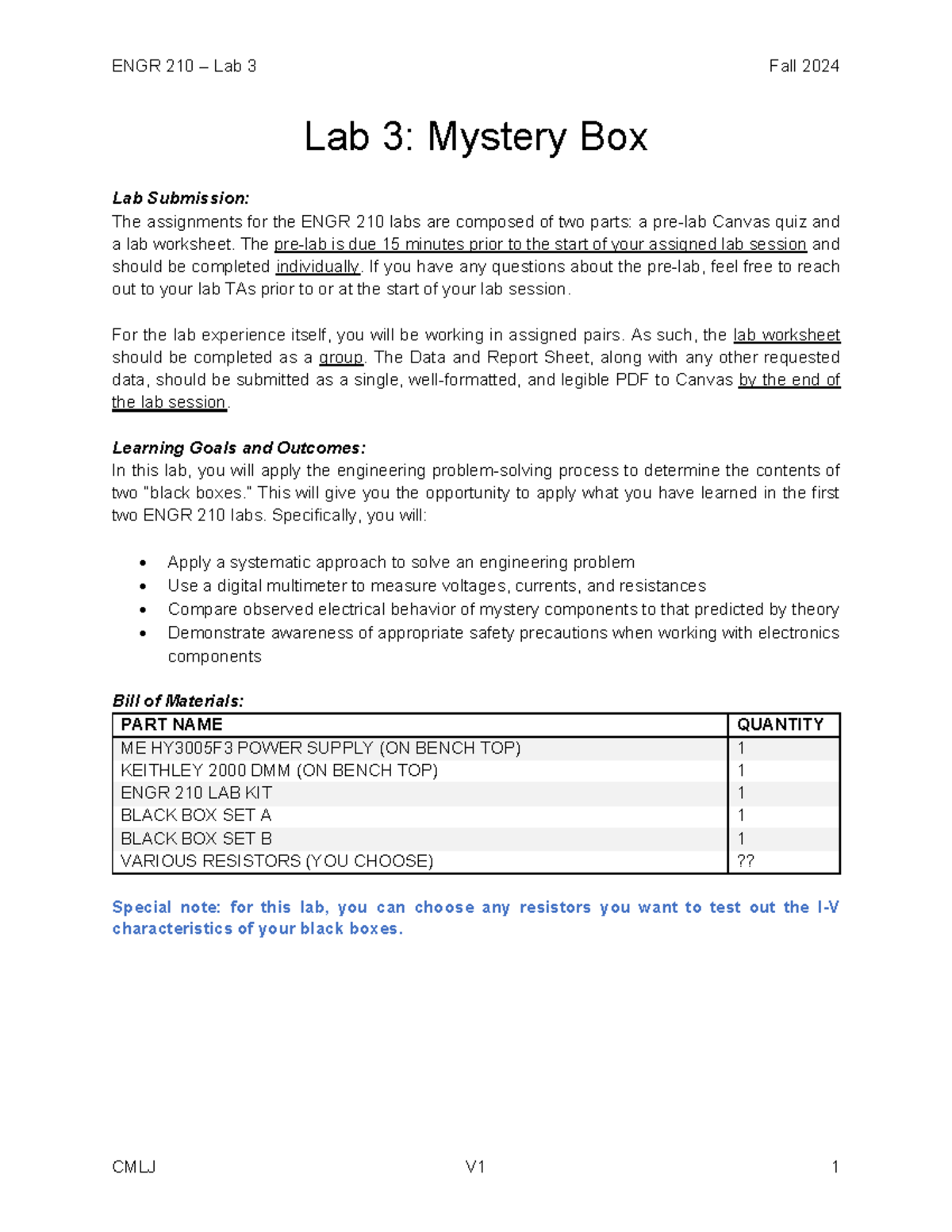 ENGR 210 Lab 3 - Mystery Box - Lab 3 : Mystery Box Lab Submission: The ...