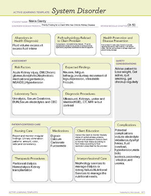 Active Learning Template sys Dis B2 Fluid and Electrolyte Imbalances ...