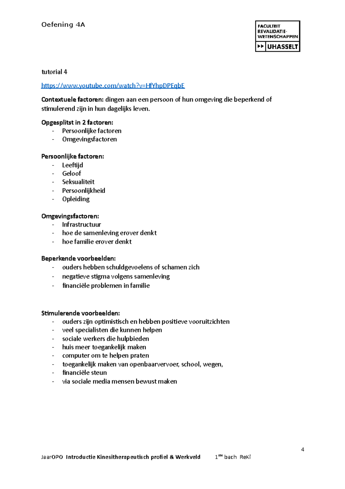 Tutorial 4 - Oefening 4A tutorial 4 youtube/watch?v=HfYhpDPEqbE ...