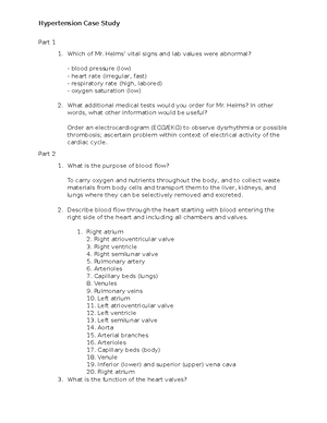 Diabetes Case Study - King - What are the red flags in Katie’s physical ...