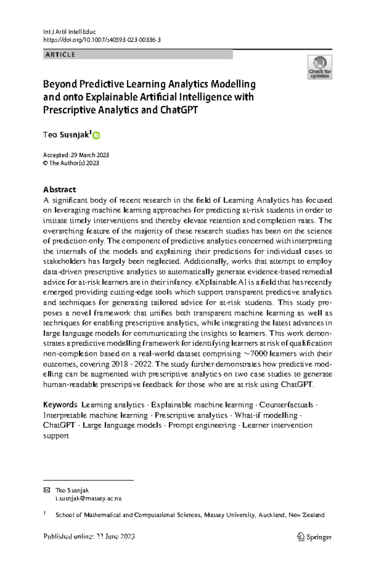 S40593 023 00336 3 - Research Area notes with explainable machine ...