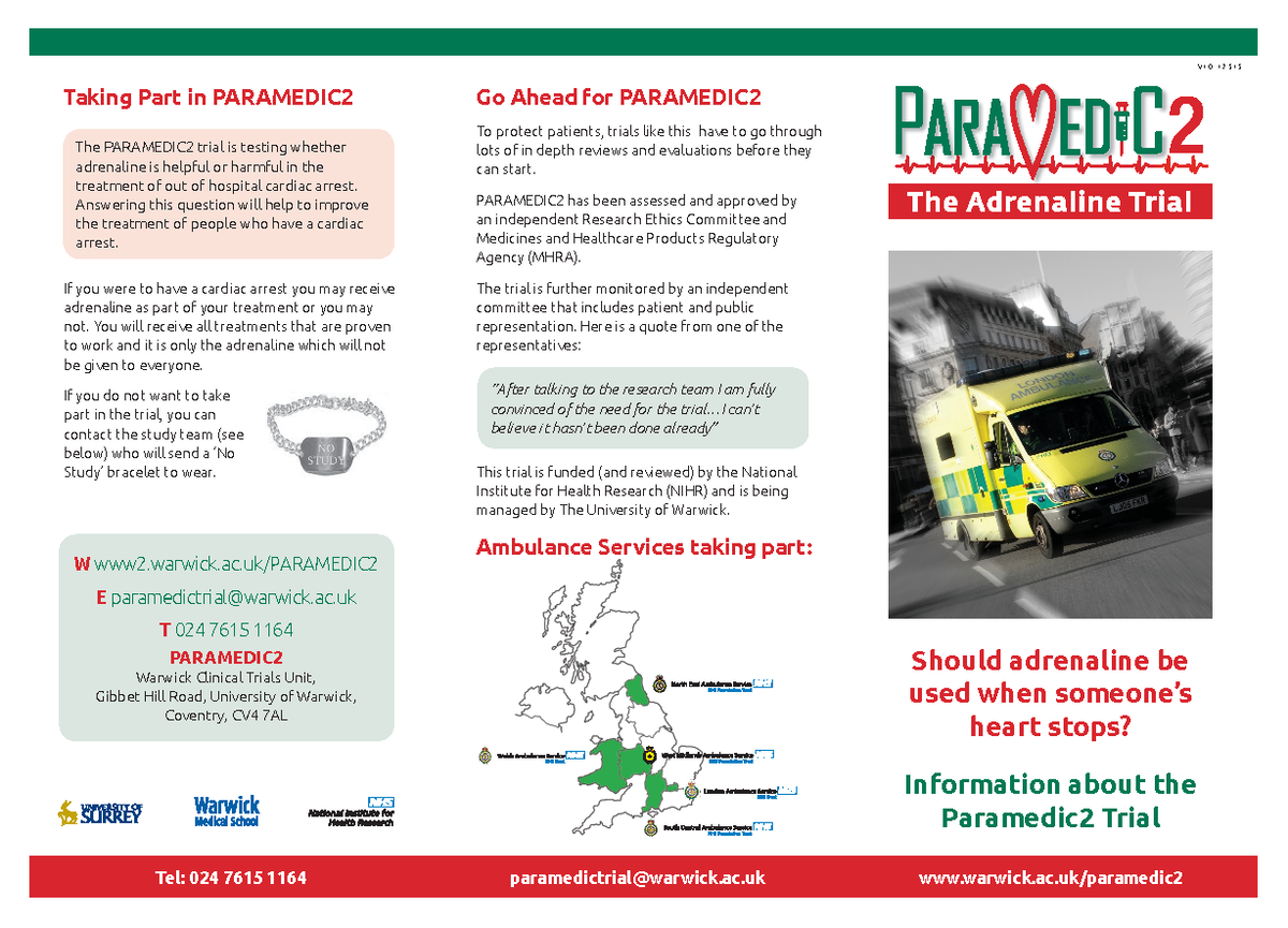 Paramedic 2 DL Leaflet-June15 - Tel: 024 7615 1164 paramedictrial ...