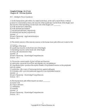 Chapter 56 - test help and prep. bio 111-112 test guides - Campbell ...