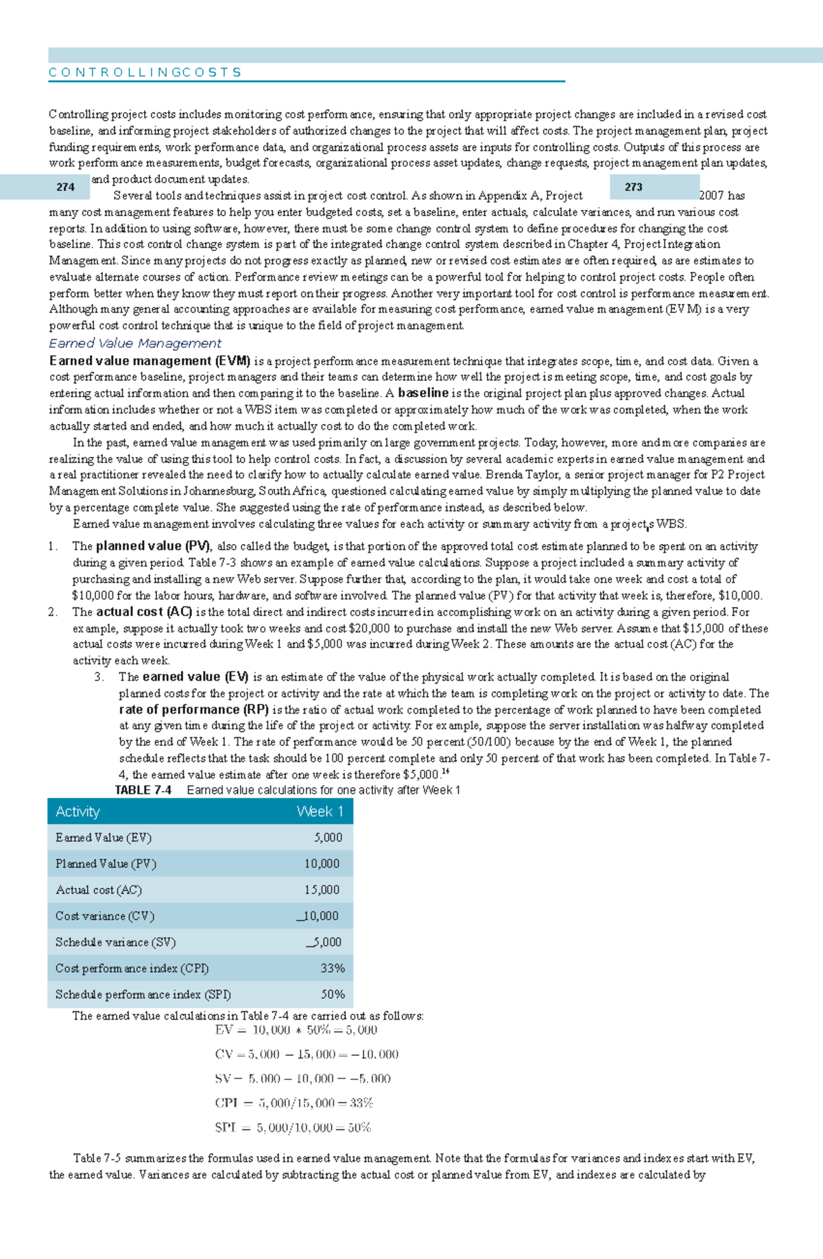 Controlling Cost - C O N T R O L L I N GC O S T S Controlling project ...