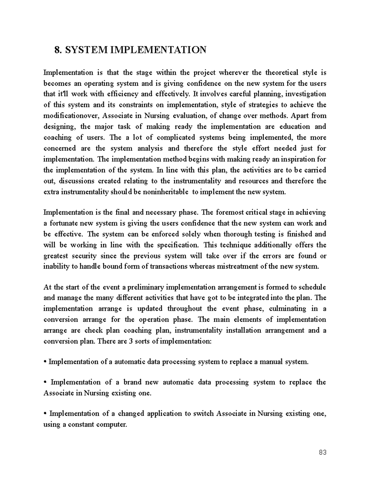 Project report-18 - Final year project - MG University - Studocu