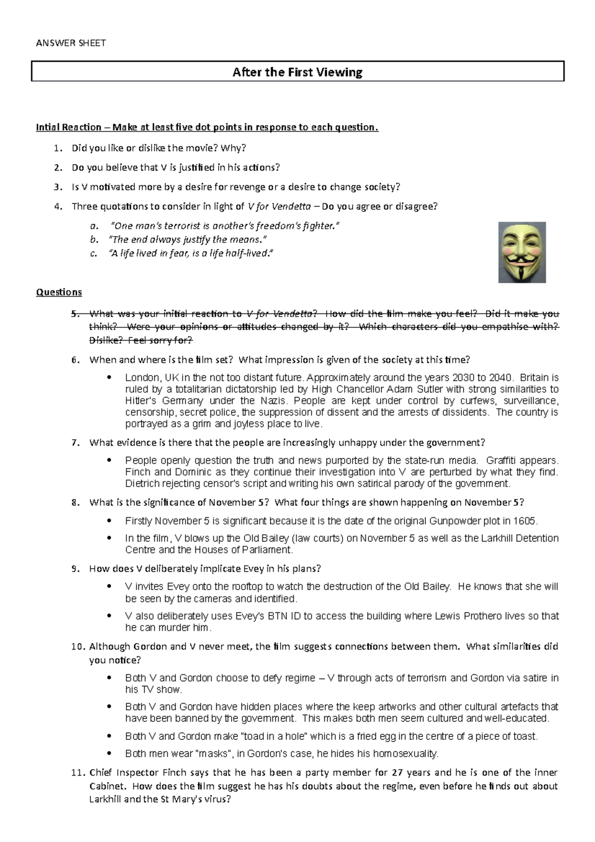 11-ENG25 V-for-Vendetta- Answer- Sheet 2014-copy-2do94nq - ANSWER SHEET ...