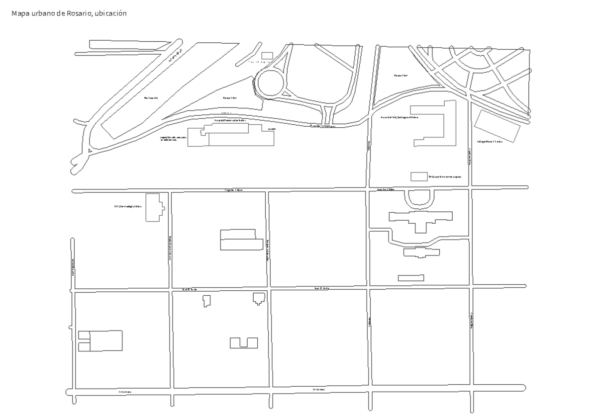 Mapa ubi - Escuela Santaigo del Estero - Mapa urbano de Rosario ...