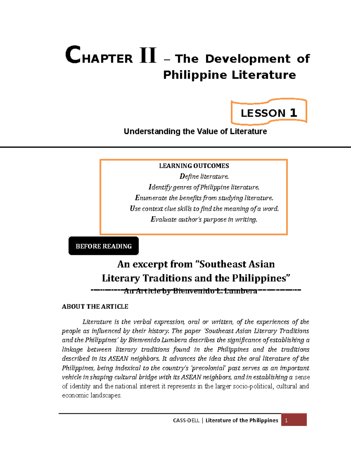 1 Chapter-II Lesson-1 - Understanding-THE- Value-OF- Philippine ...