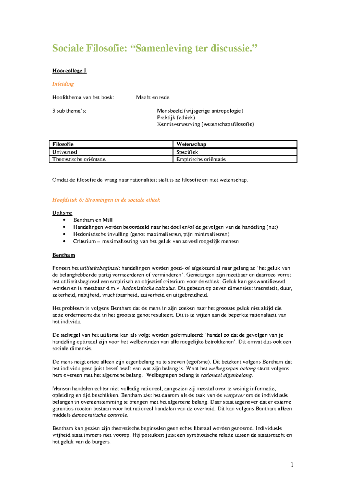 Samenvatting Samenleving ter discussie Frans van Peperstrate - Sociale ...