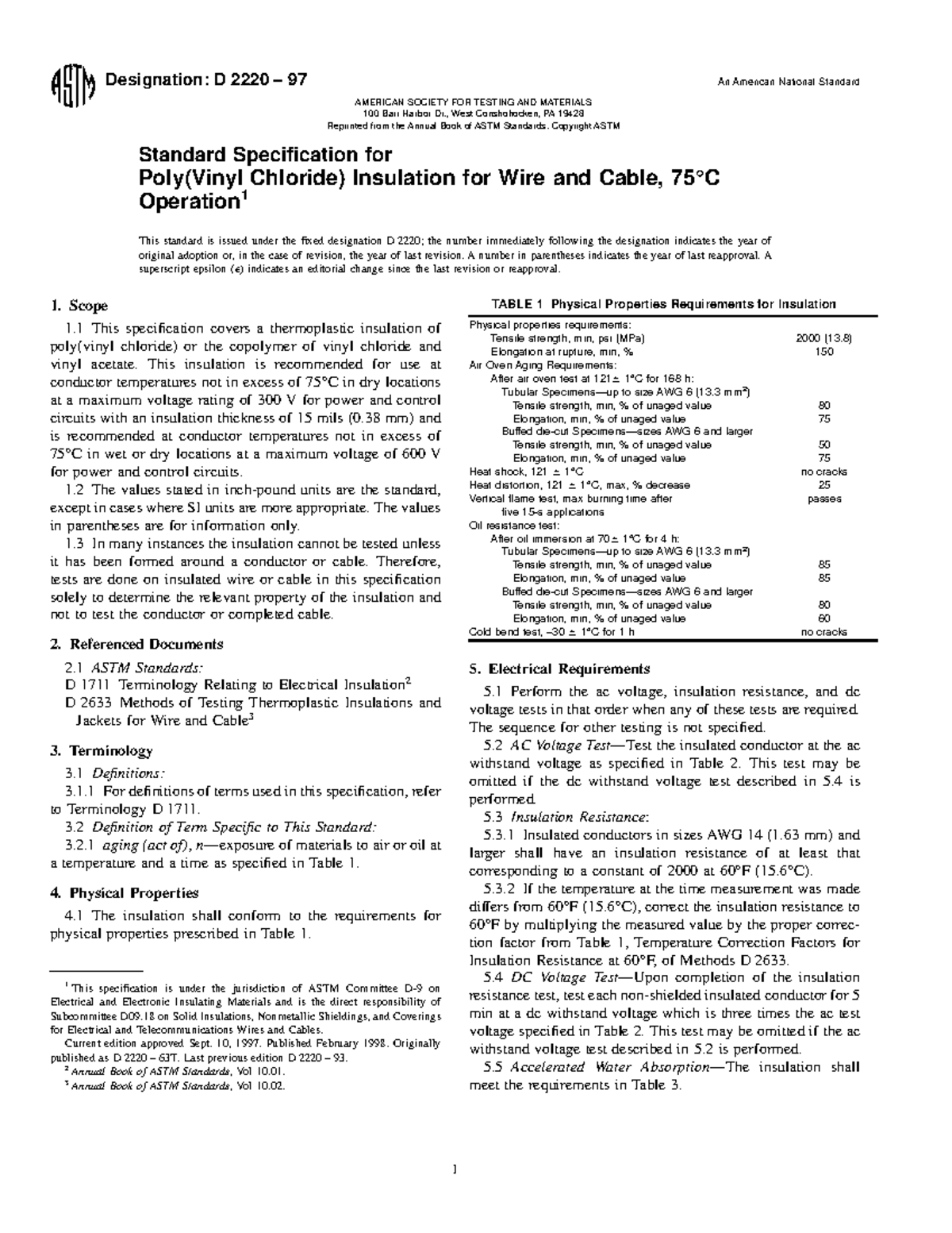 D2220 - LUBRICANTES - ASTM - Designation: D 2220 – 97 An American ...