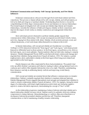 Relational Development Challenges Paper - It can often involve dark ...