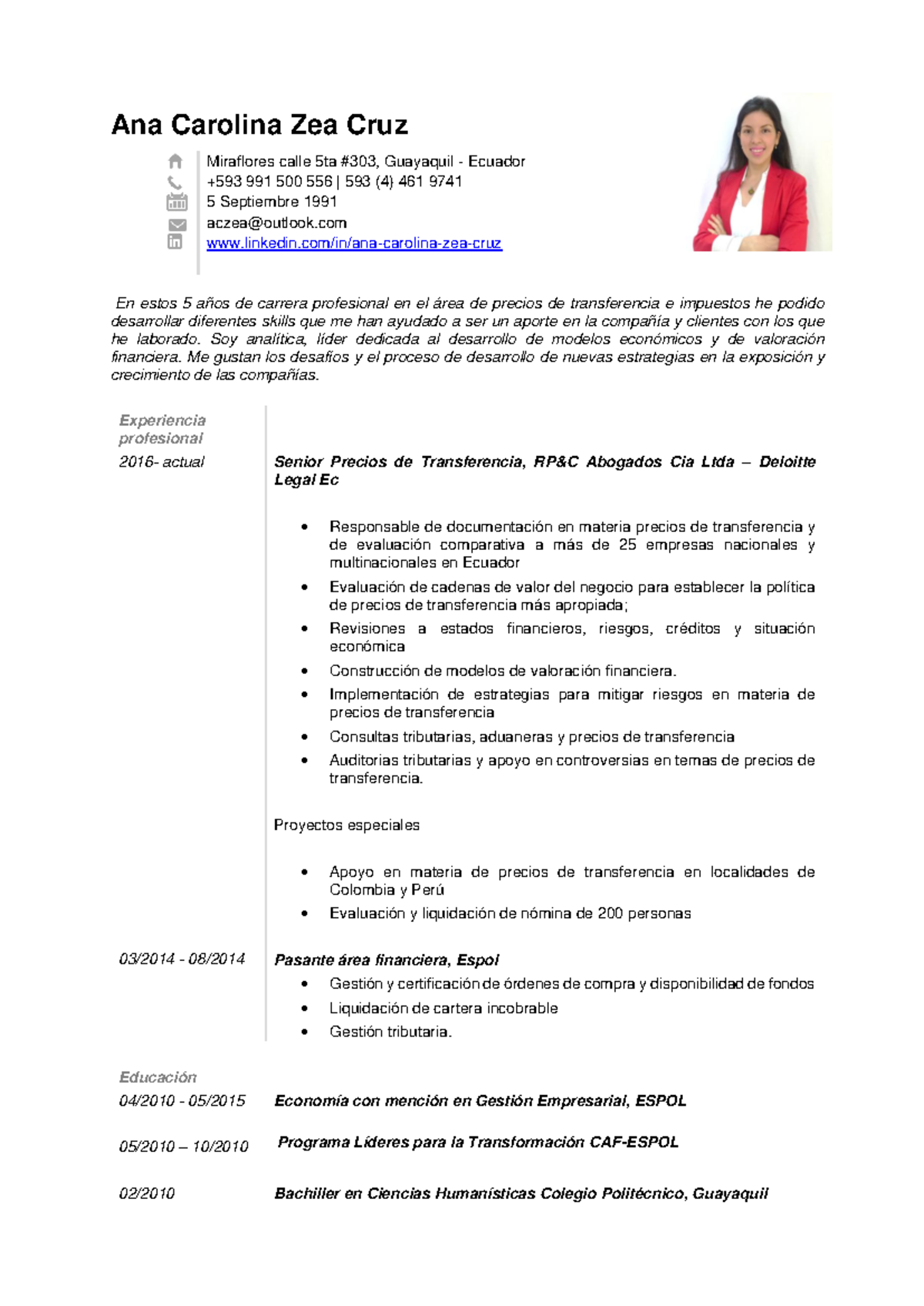 Ana Zea Cruz - CV - Resumen Historia del Pensamiento Económico - Ana ...