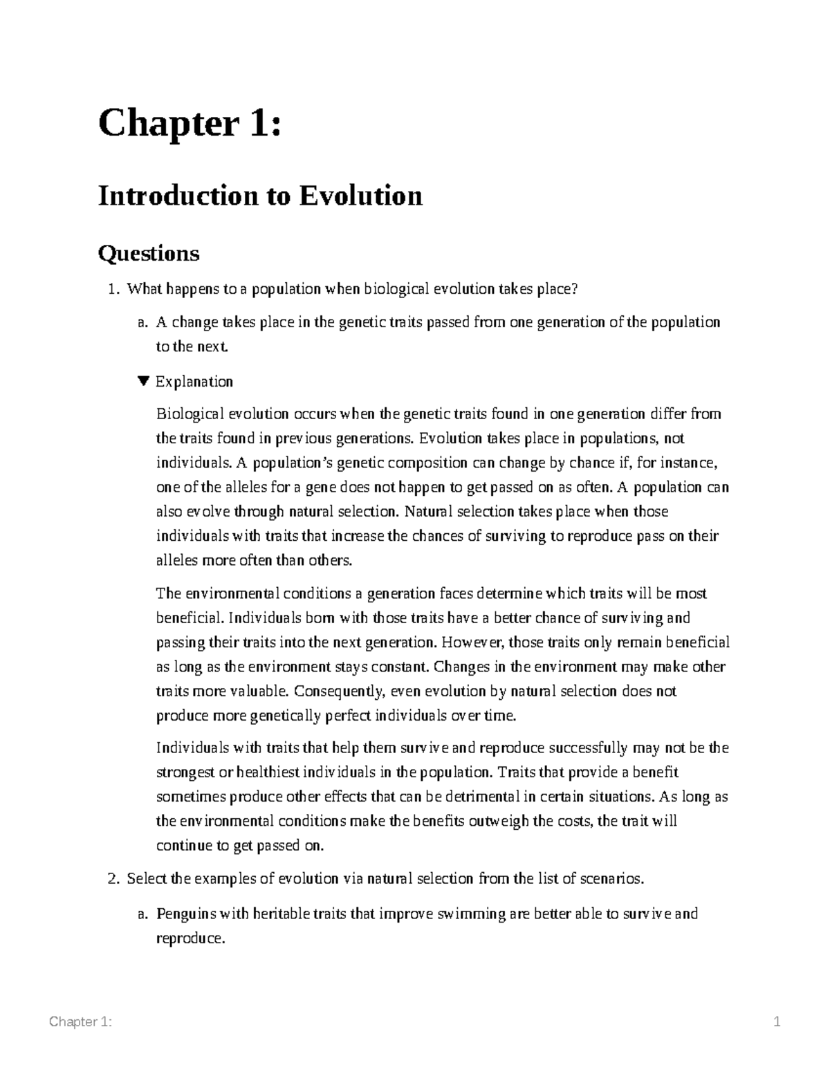 Chapter 1 - These are homework questions with explanation that are seen ...