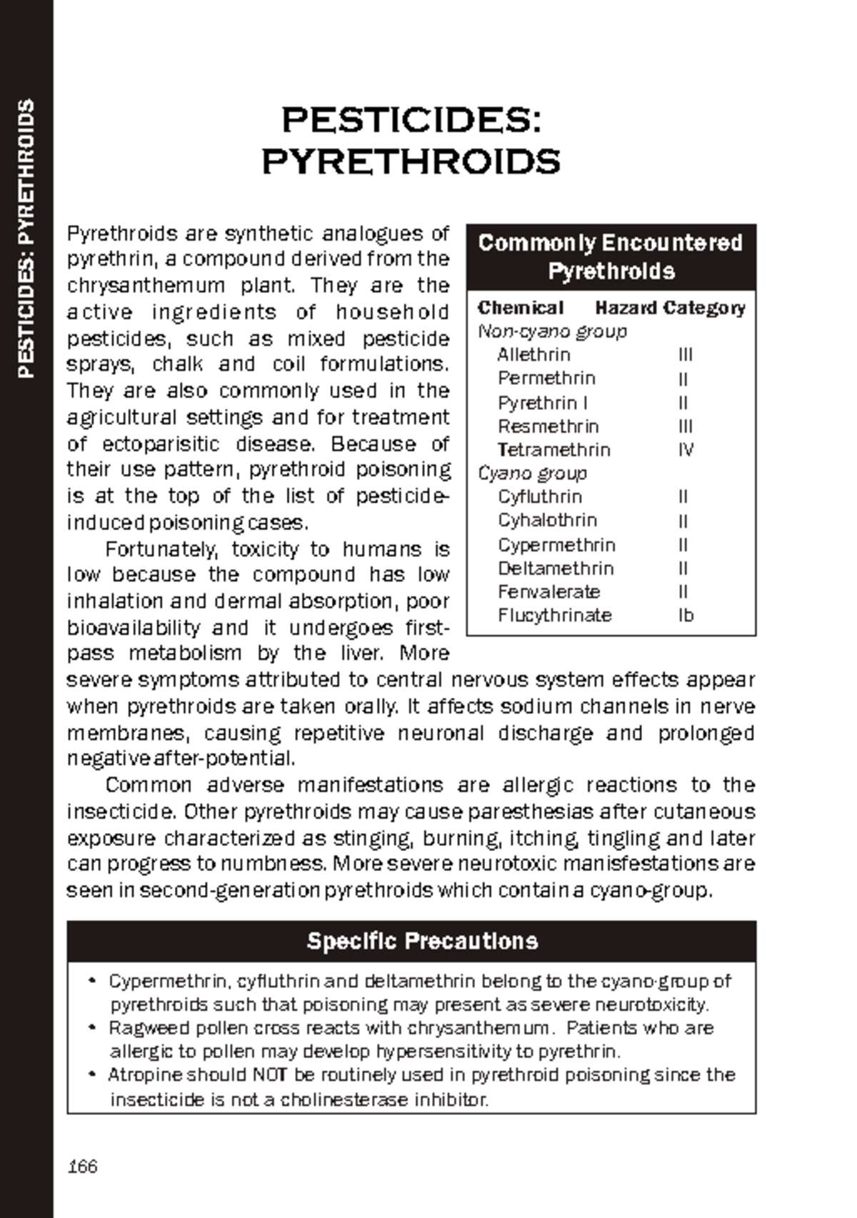 Pesticides-Pyrethroids - PESTICIDES: PYRETHROIDS PESTICIDES: PYRETHROIDS Pyrethroids are ...