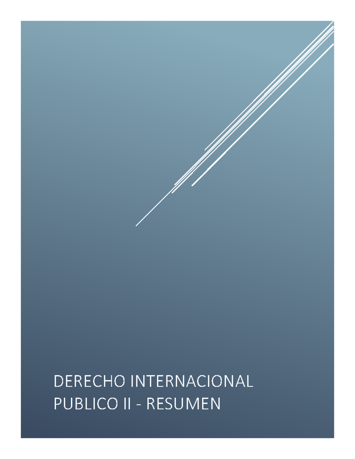 Resumen Derecho Internacional Publico II - Warning: TT: undefined function: 32 Warning: TT ...