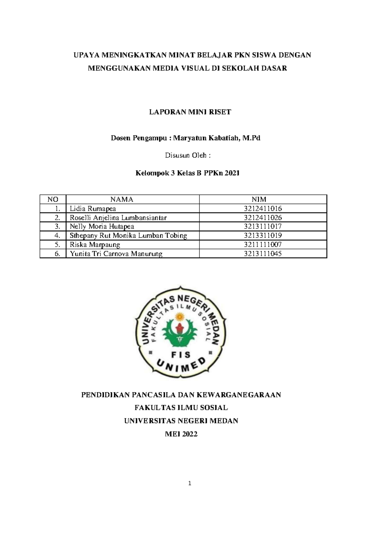 MR PPTD Kelompok 3 PPKn B 21 - UPAYA MENINGKATKAN MINAT BELAJAR PKN ...