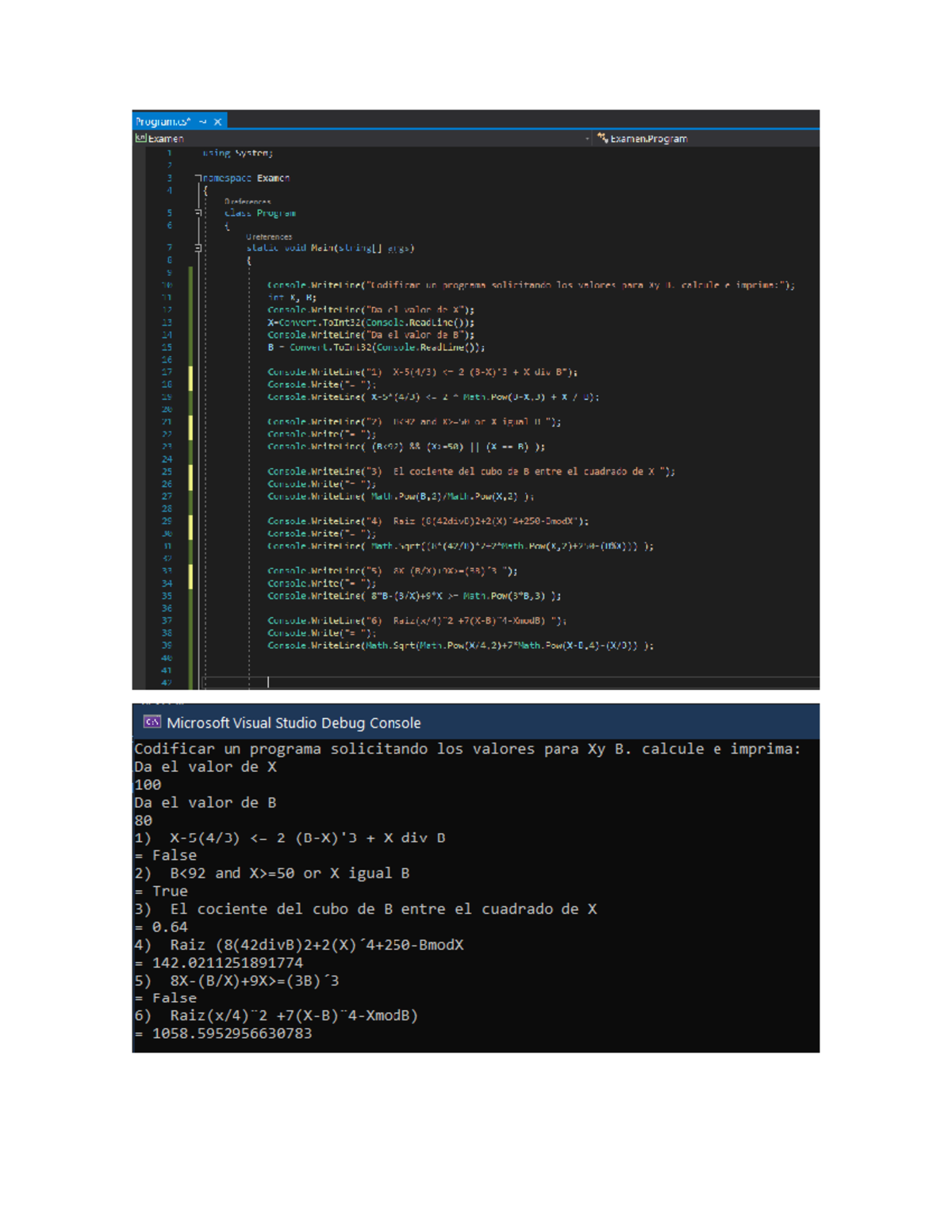 Exam U 2 Urbina Fuentes 1415 - Programación Estructurada - Studocu