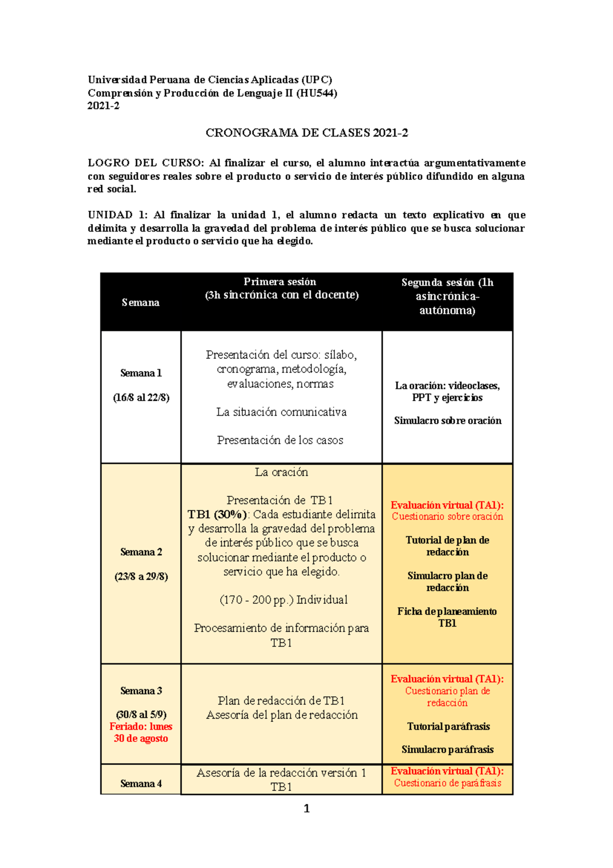 Cronograma 2021-2 - calendario - Universidad Peruana de Ciencias ...