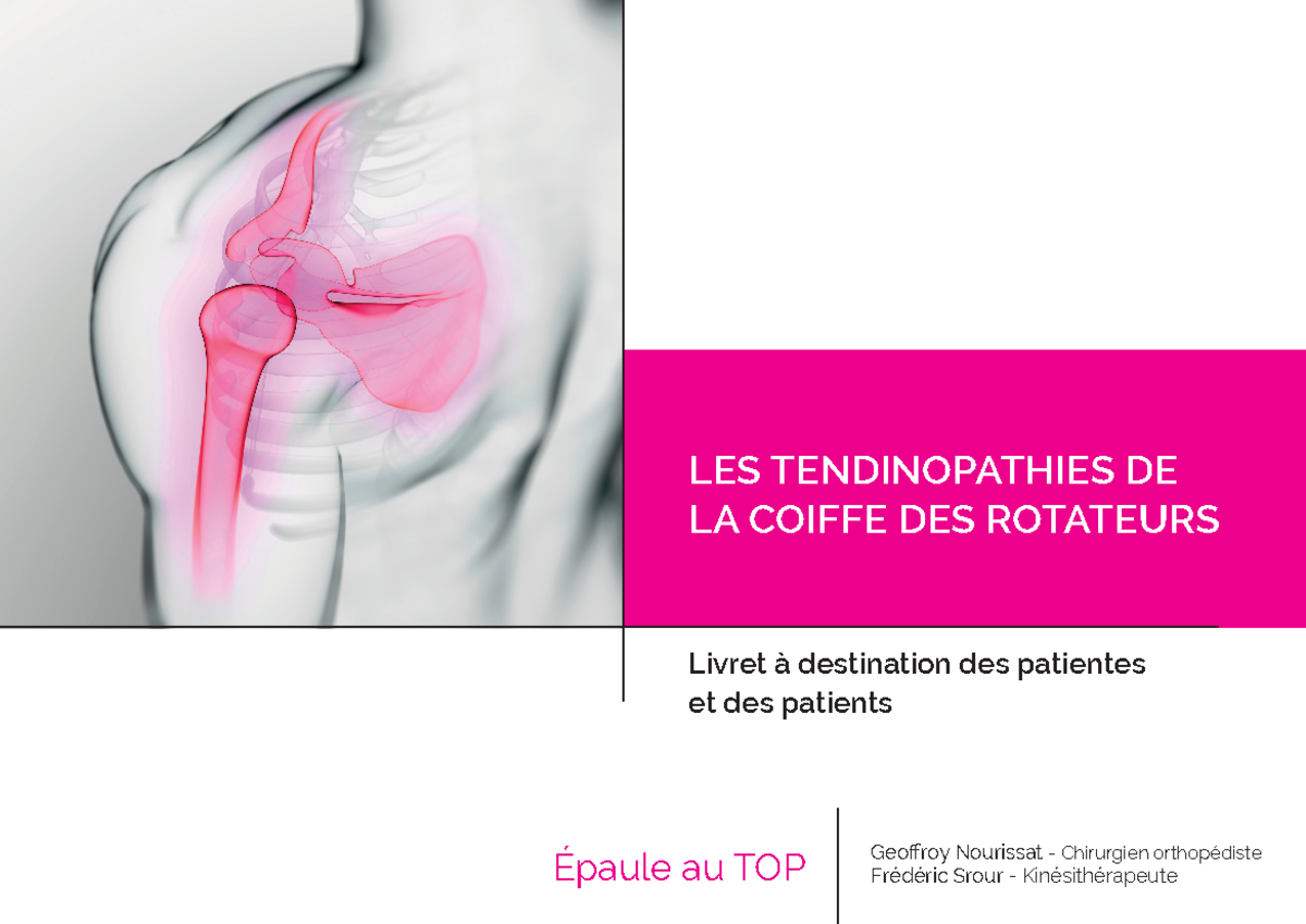 Tendinopathies Coiffe des Rotateurs - LES TENDINOPATHIES DE LA COIFFE ...