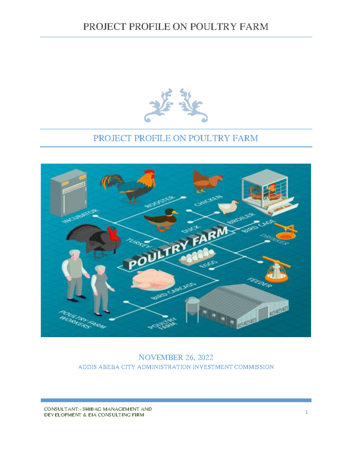 1) profile on poultry farm - CONSULTANT:- SHIBAG MANAGEMENT AND PROJECT ...