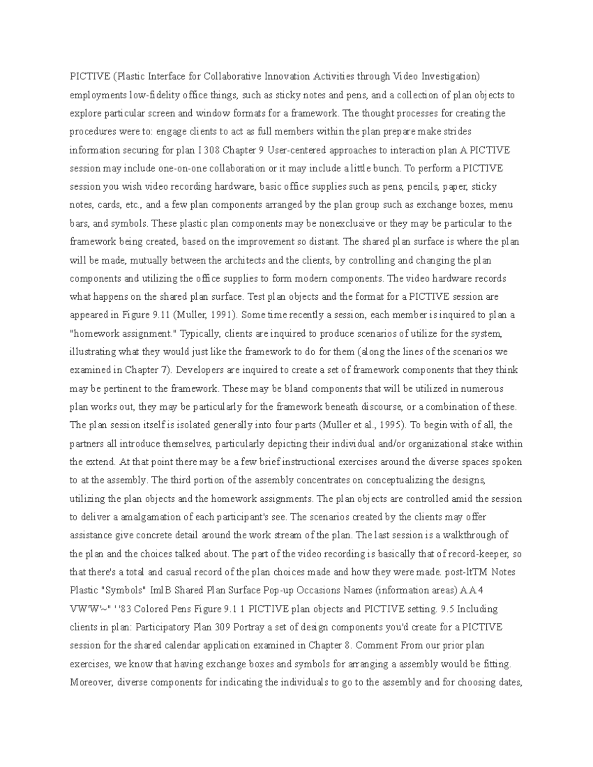 357 ch8 pt4 - 357 ch8 pt4 - PICTIVE (Plastic Interface for ...