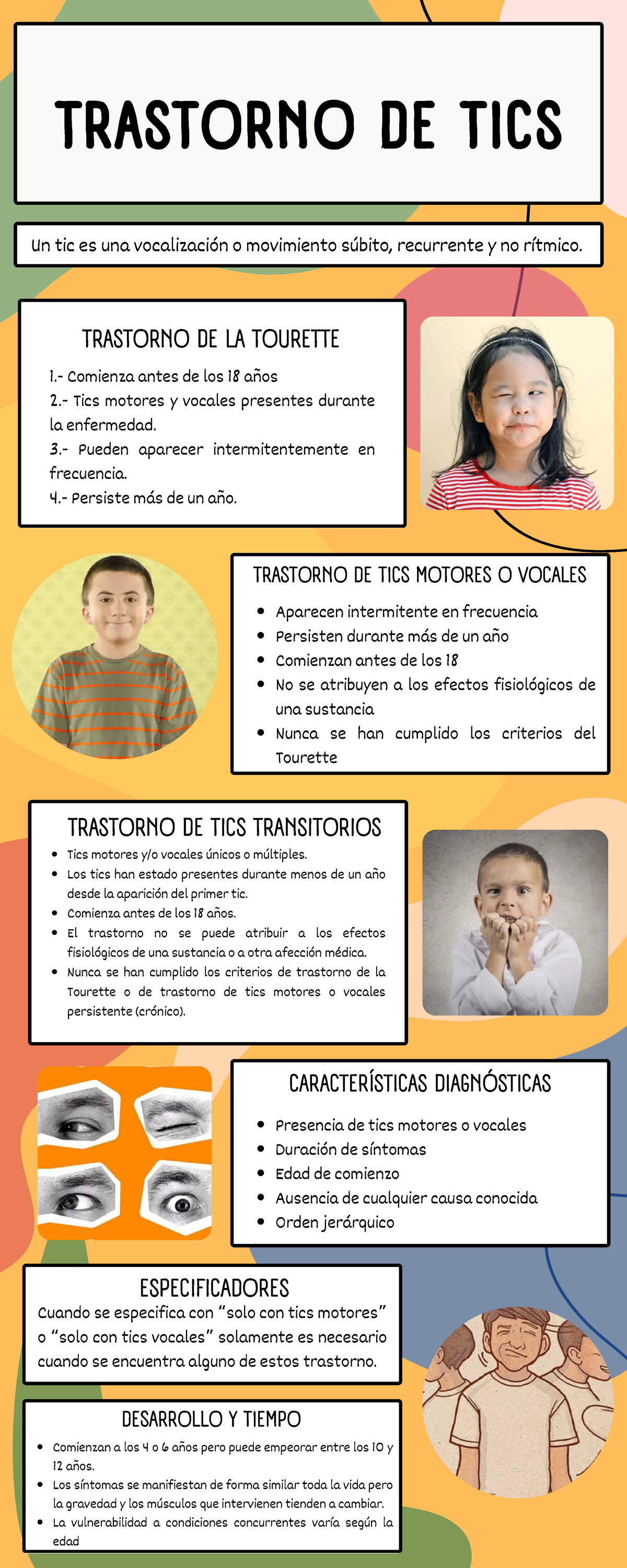 Infografía Trastornos TICS - TRASTORNO DE TICSTRASTORNO DE TICS ...