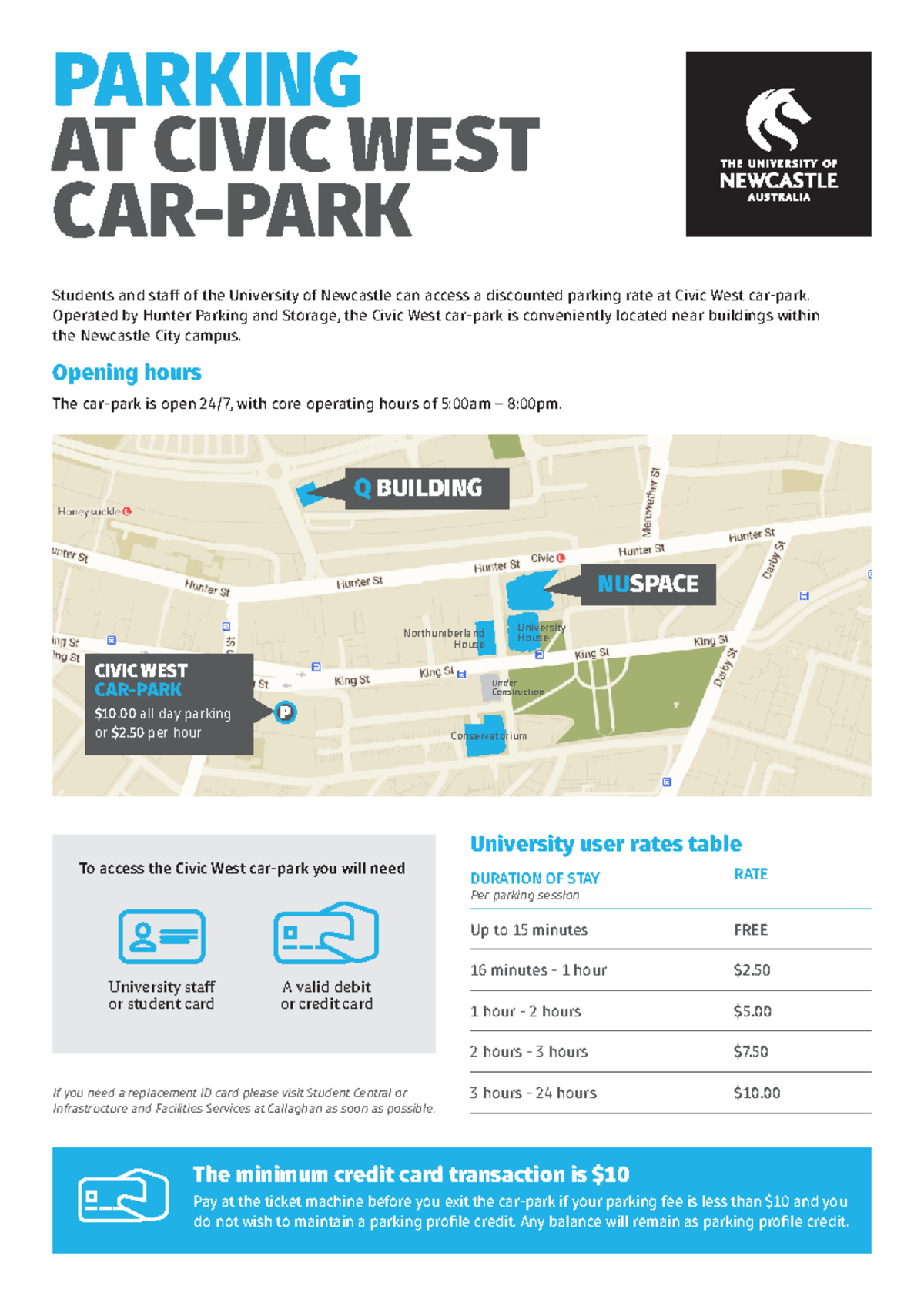 Parking at Civic West Carpark A4 Flyer - PARKING AT CIVIC WEST CAR-PARK ...