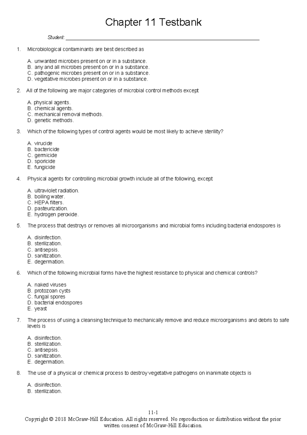 Chapter 11 Test Bank Testbank Chapter 11 Testbank Student Studocu