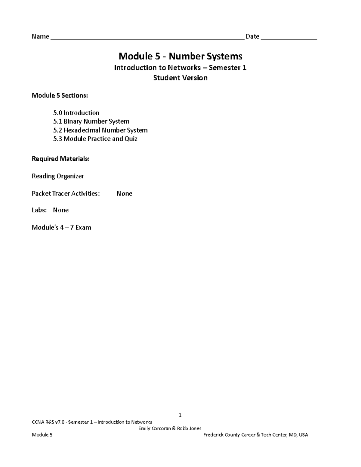 Module 5 Reading Organizer - Student Version - Name - Studocu