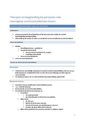 TBNC 3 - aandacht - Bijlagen TBNC Aandachtsproblemen bij volwassenen ...