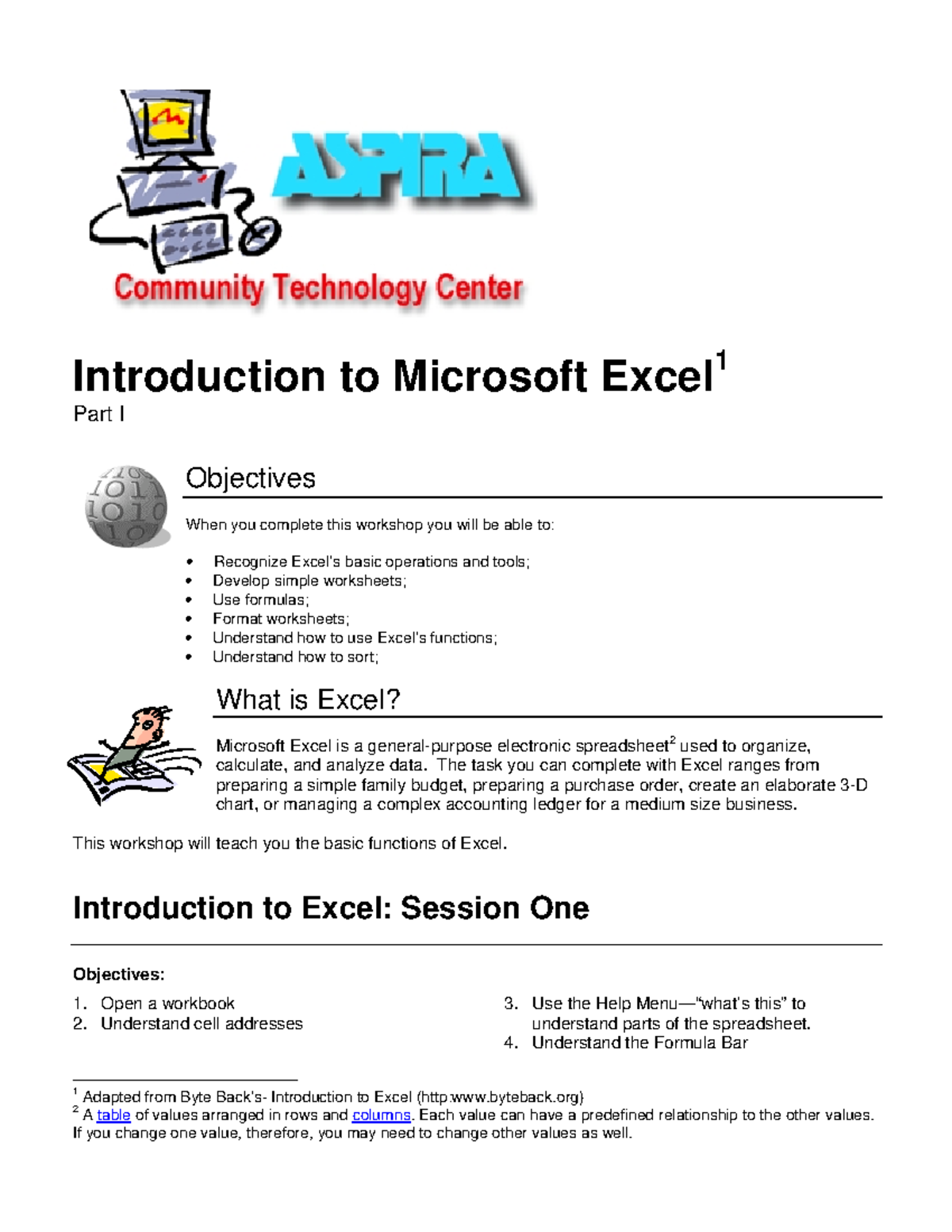 Excel All - Interested - Bernard - Introduction to Microsoft Excel 1 ...