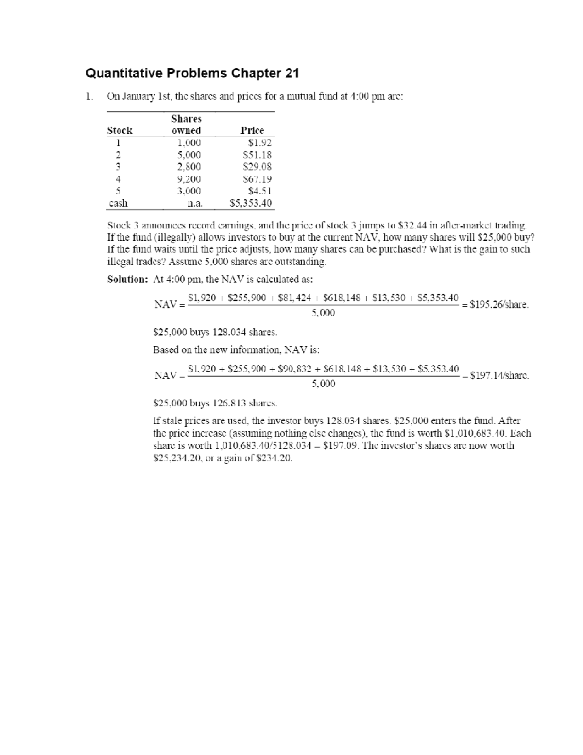 Quantitative Problems Chapter 21 - Financial Institution - Studocu Quantitative Problems Chapter 21 - Financial Institution - Studocu