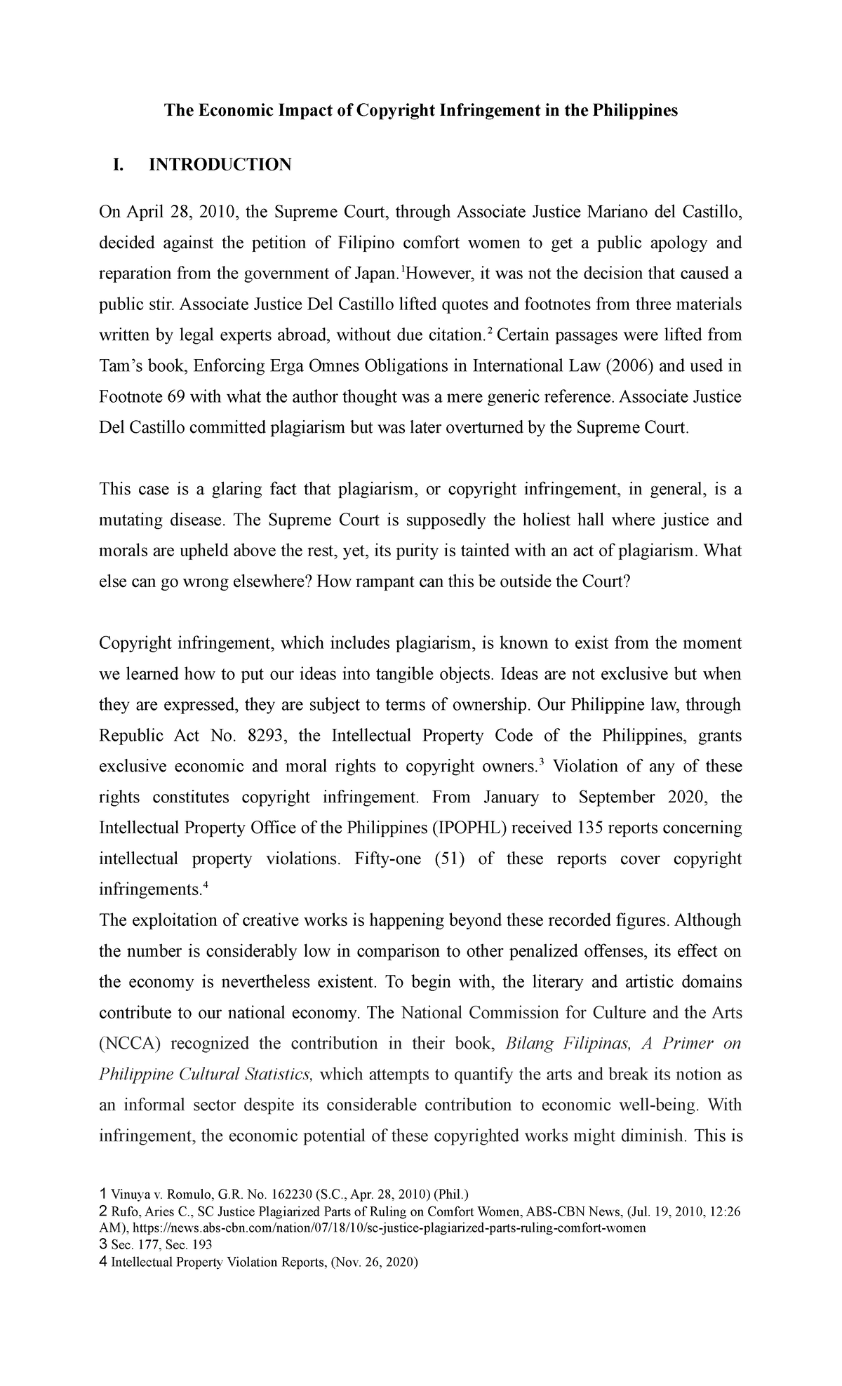 The Economic Impact of Copyright Infringement in the Philippines ...